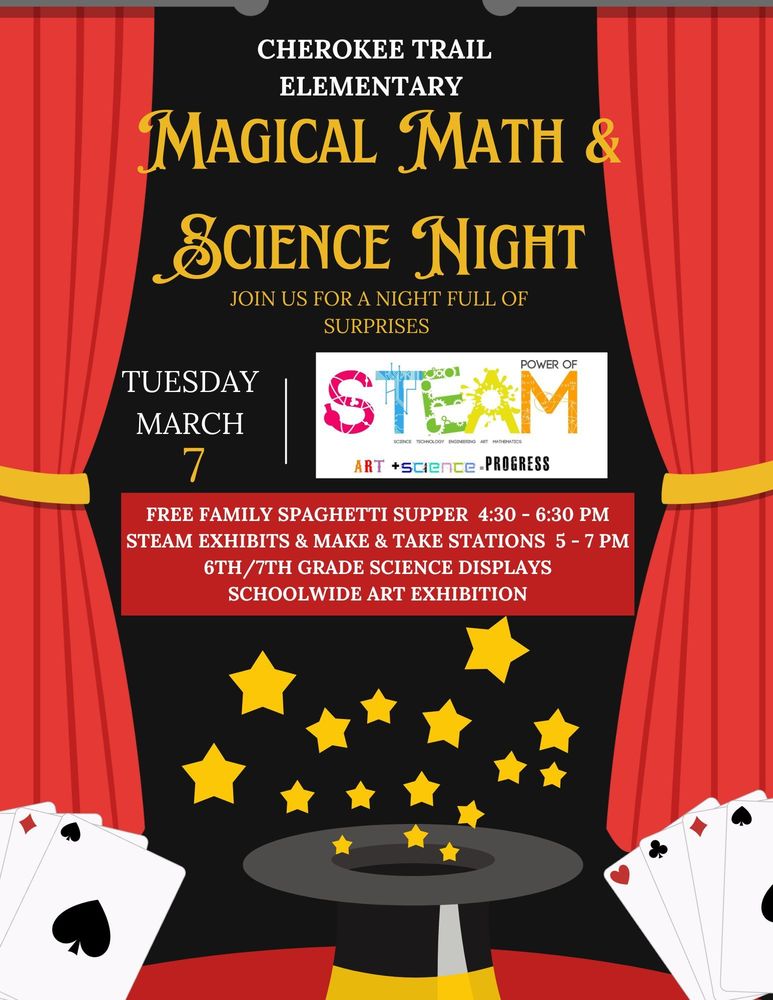 Family Science Night Flyer